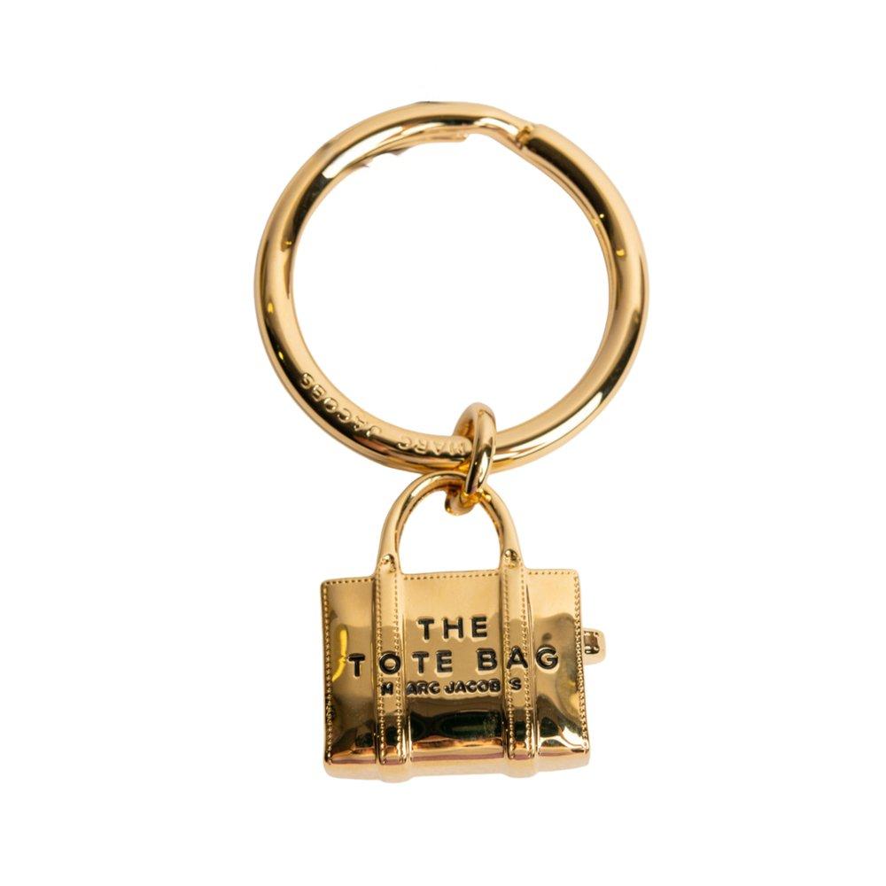Marc Jacobs The Mini Icon Tote Bag Key Ring in Metallic | Lyst