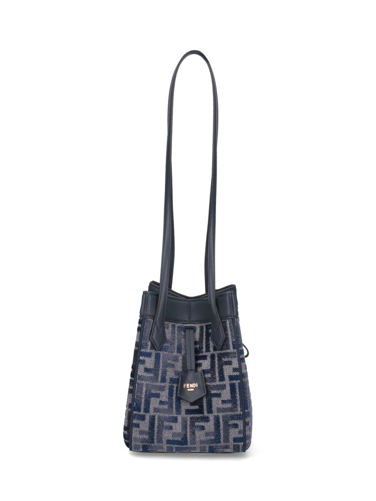 Fendi Origami Mini Bucket Bag in Blue | Lyst