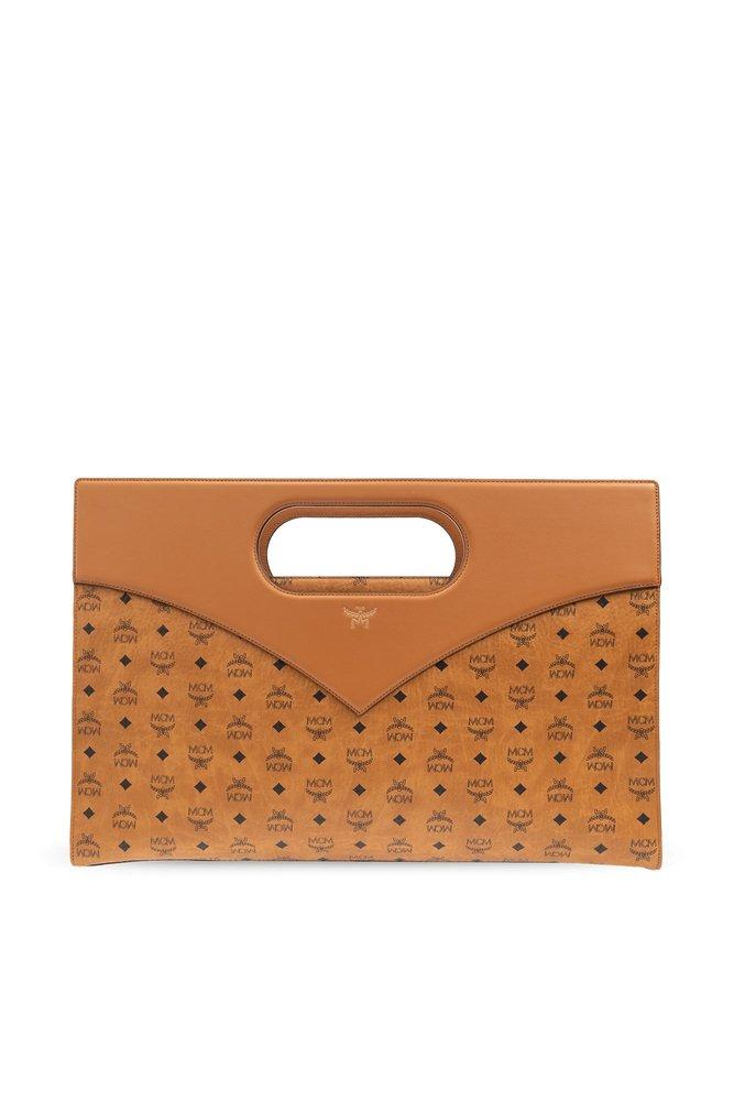 MCM 'diamond' Shopper Bag in Brown | Lyst
