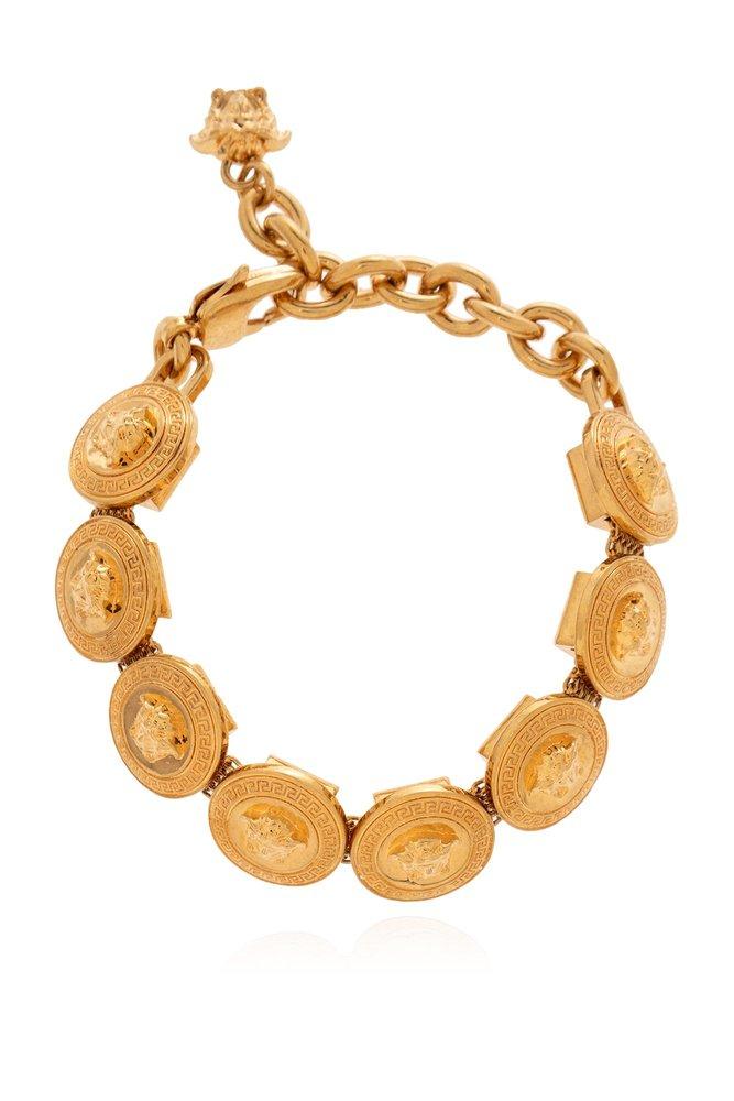Versace Bracelet With Medusa Face in Metallic | Lyst