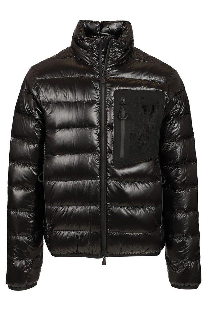 Moncler Fraser Zip Up Jacket in Black for Men Lyst Canada