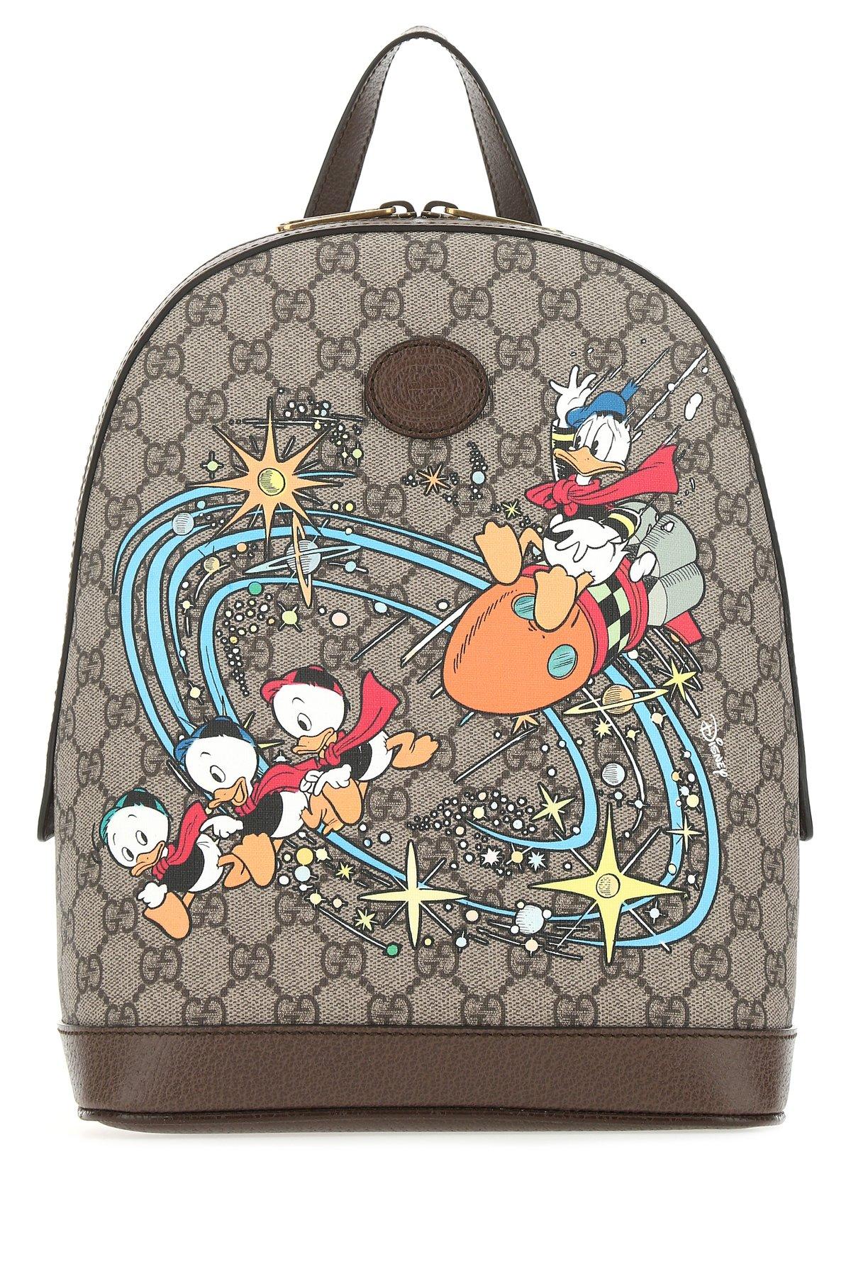 Gucci GG Supreme Fabric Backpack - Donald Duck Disney X in Natural for ...