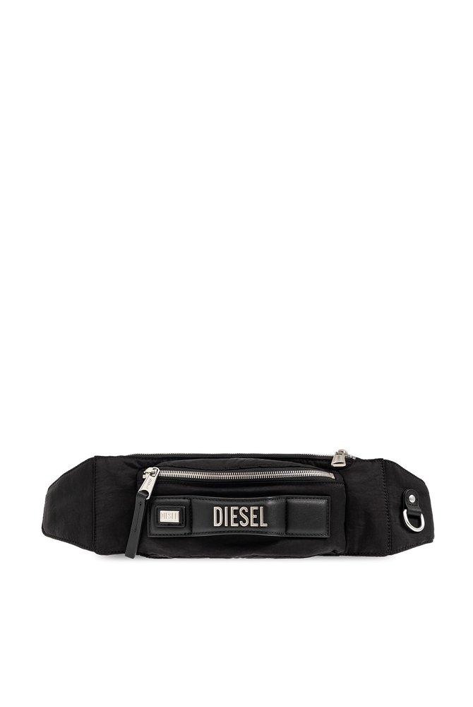 DIESEL ‘Logos’ Belt Bag in Black | Lyst UK
