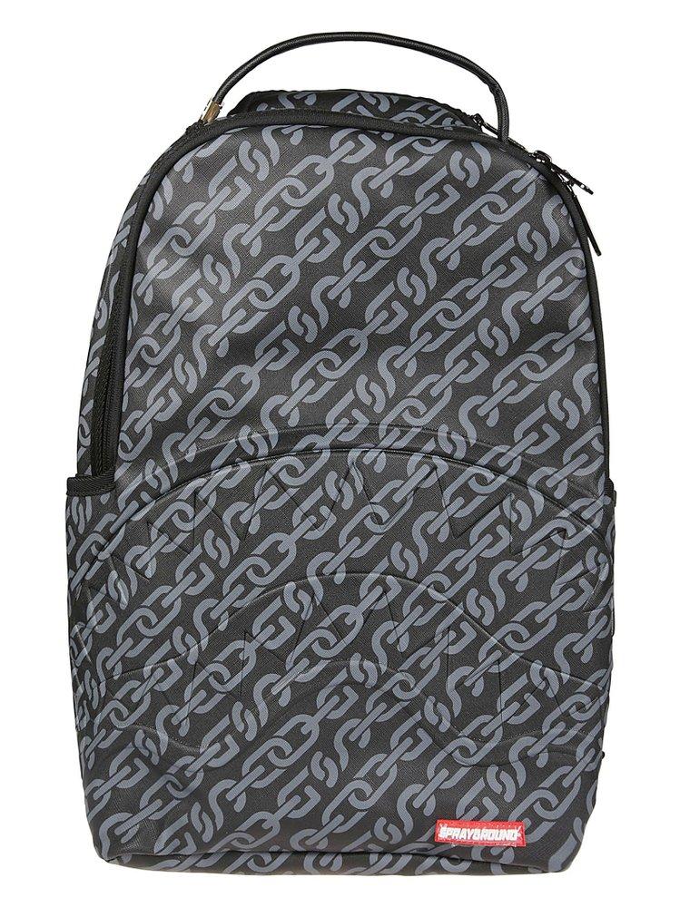 Sprayground Sg Chains Backpack in Gray | Lyst
