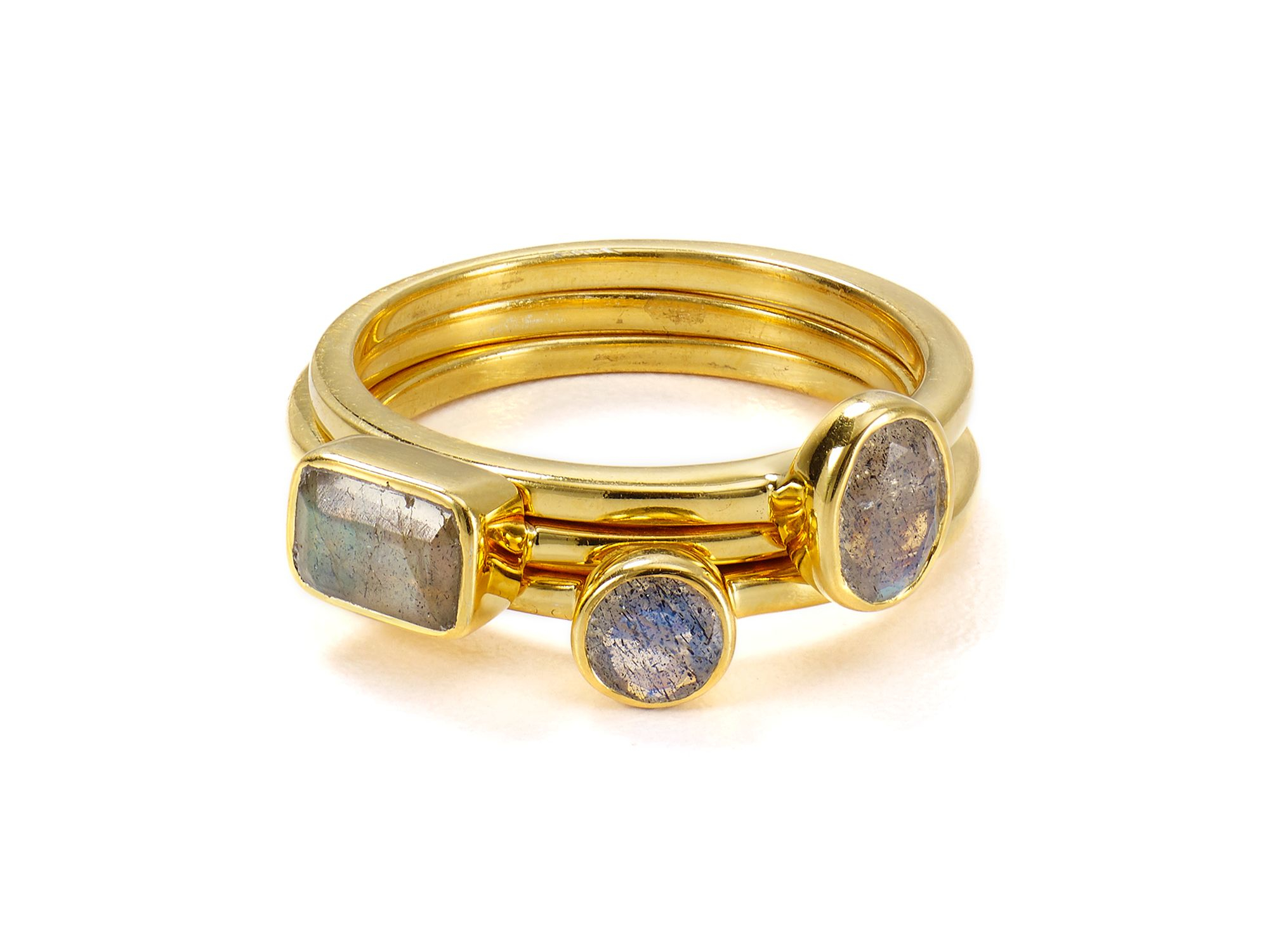 Lyst - Argento Vivo Intertwined Rings, Set Of 3 in Metallic