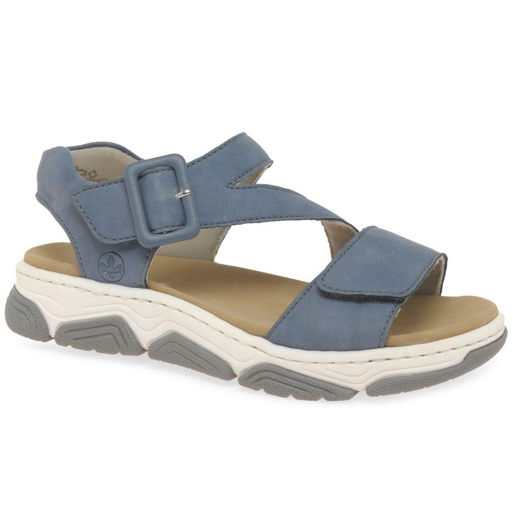 Rieker Lyra Sandals Colour: Light in Blue | Lyst UK
