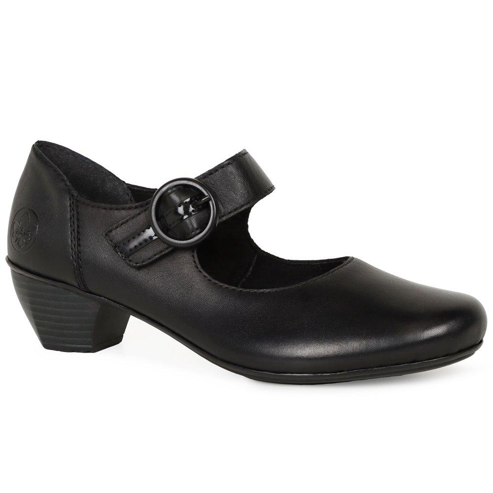 Rieker Twirl Mary Jane Court Shoes in Black | Lyst UK