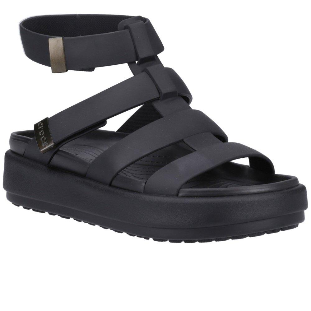 Crocs™ Cro Dsv Brooklyn Luxe Gladiator in Black | Lyst UK