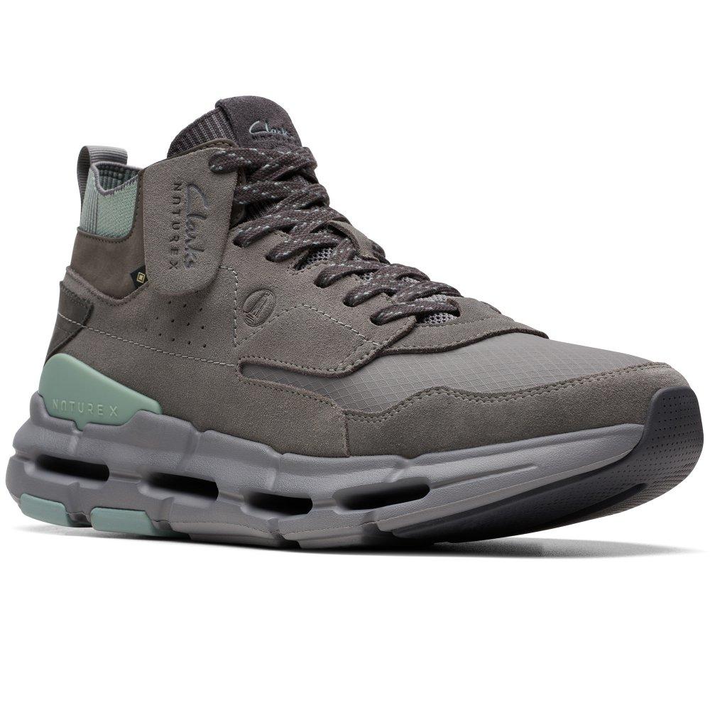 Clarks Nxe Hi Gtx Trainers Size: 8, in Grey for Men | Lyst UK