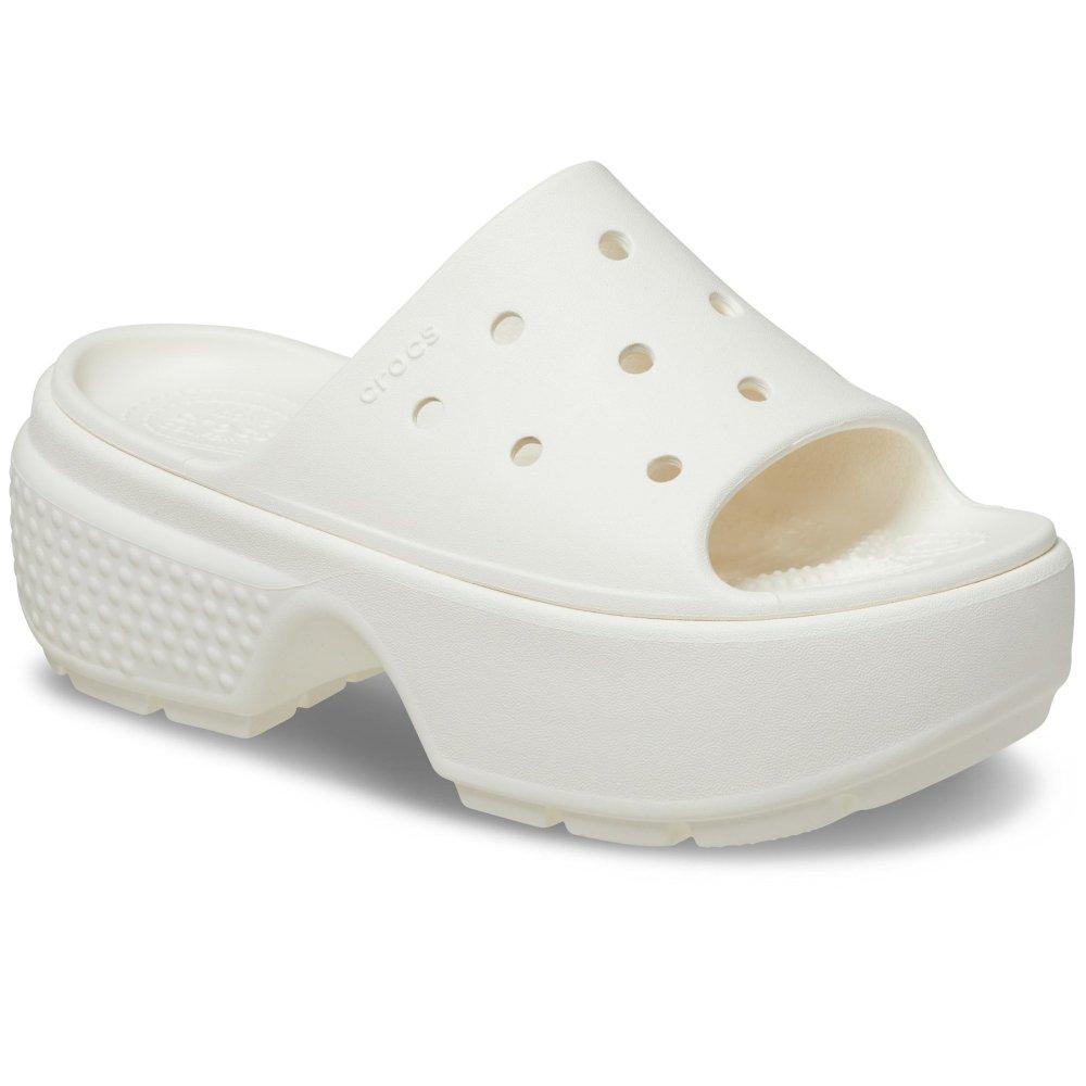 Crocs™ Stomp Slide Clogs in White | Lyst UK