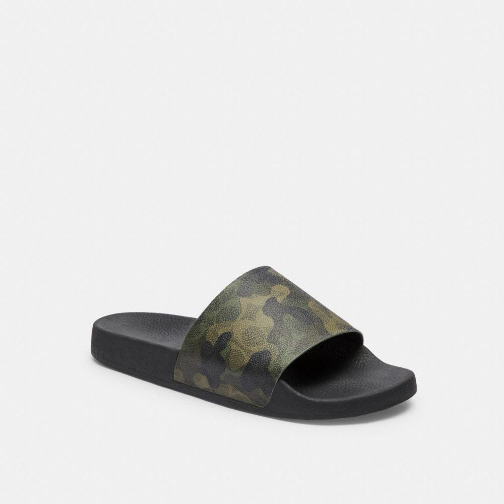 COACH Slide In Signature Camo Print in Brown for Men | Lyst