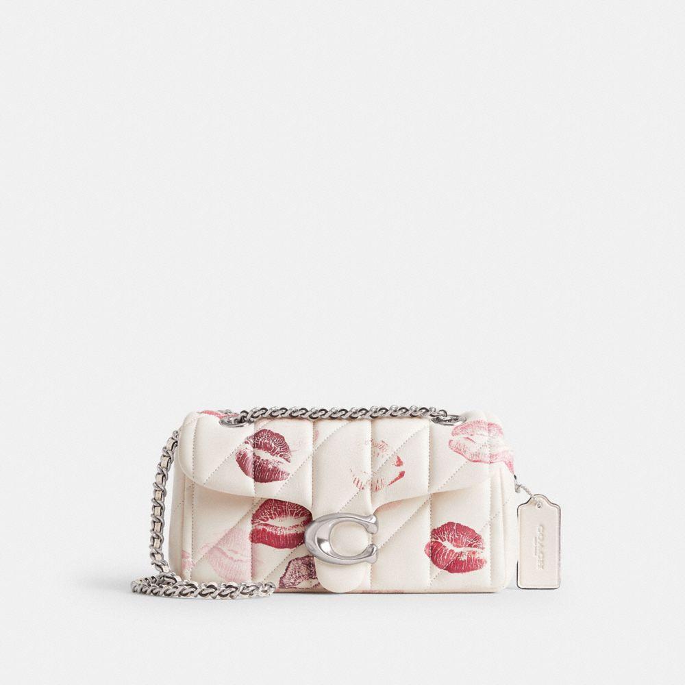 COACH Tabby Shoulder Bag 20 With Quilting And Lip Print in Pink | Lyst