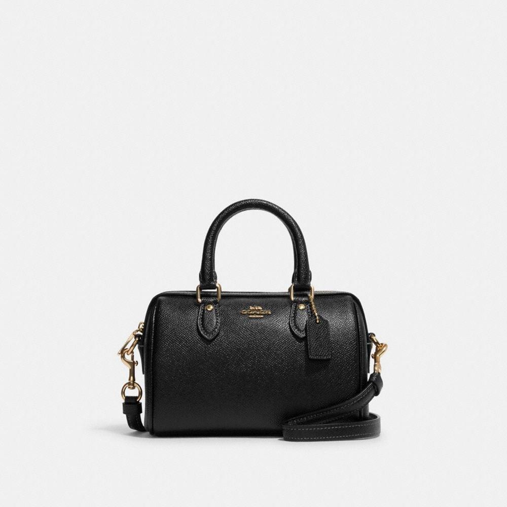 COACH Rowan Mini-Umhängetasche in Schwarz | Lyst DE