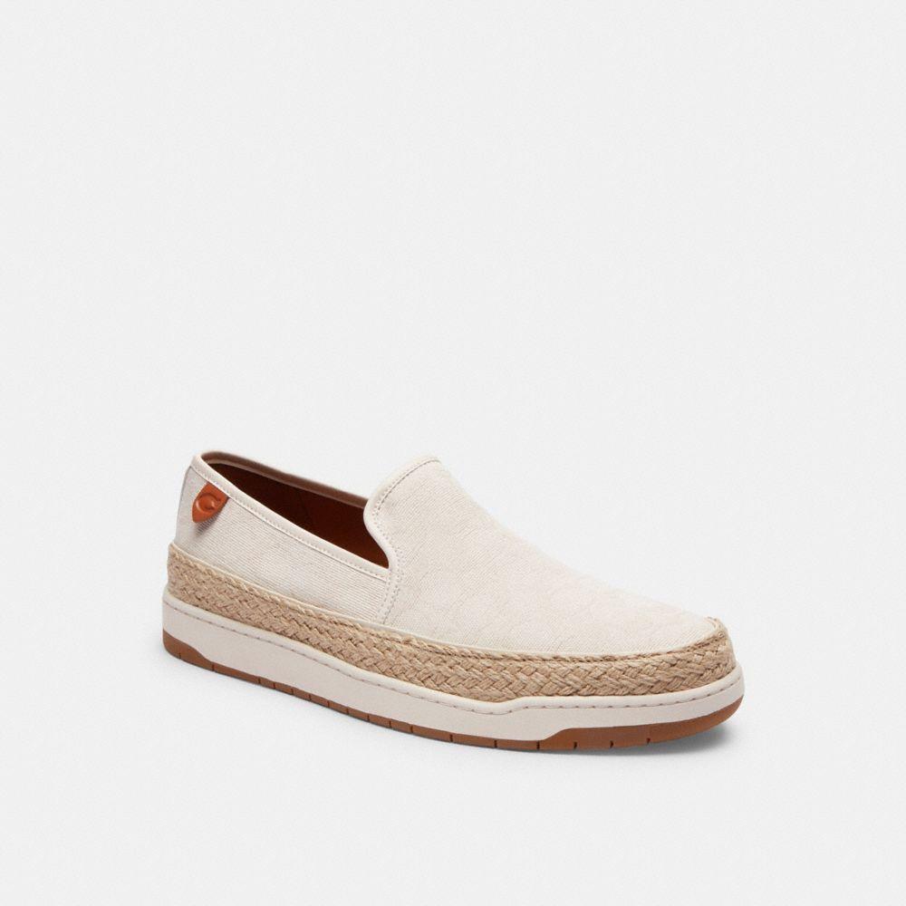 COACH Miles Espadrille In Signature Jacquard in Natural for Men | Lyst