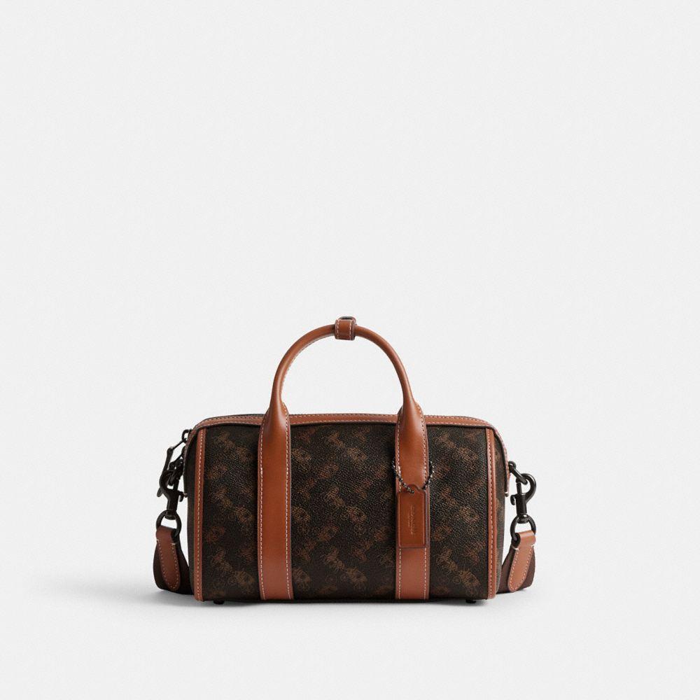 COACH Gotham Duffle Bag 24 With Horse And Carriage Print in Brown for ...