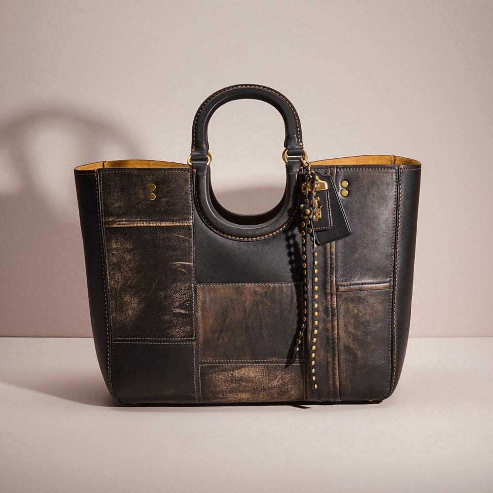 COACH Upcrafted Rae Tote Bag in Black | Lyst
