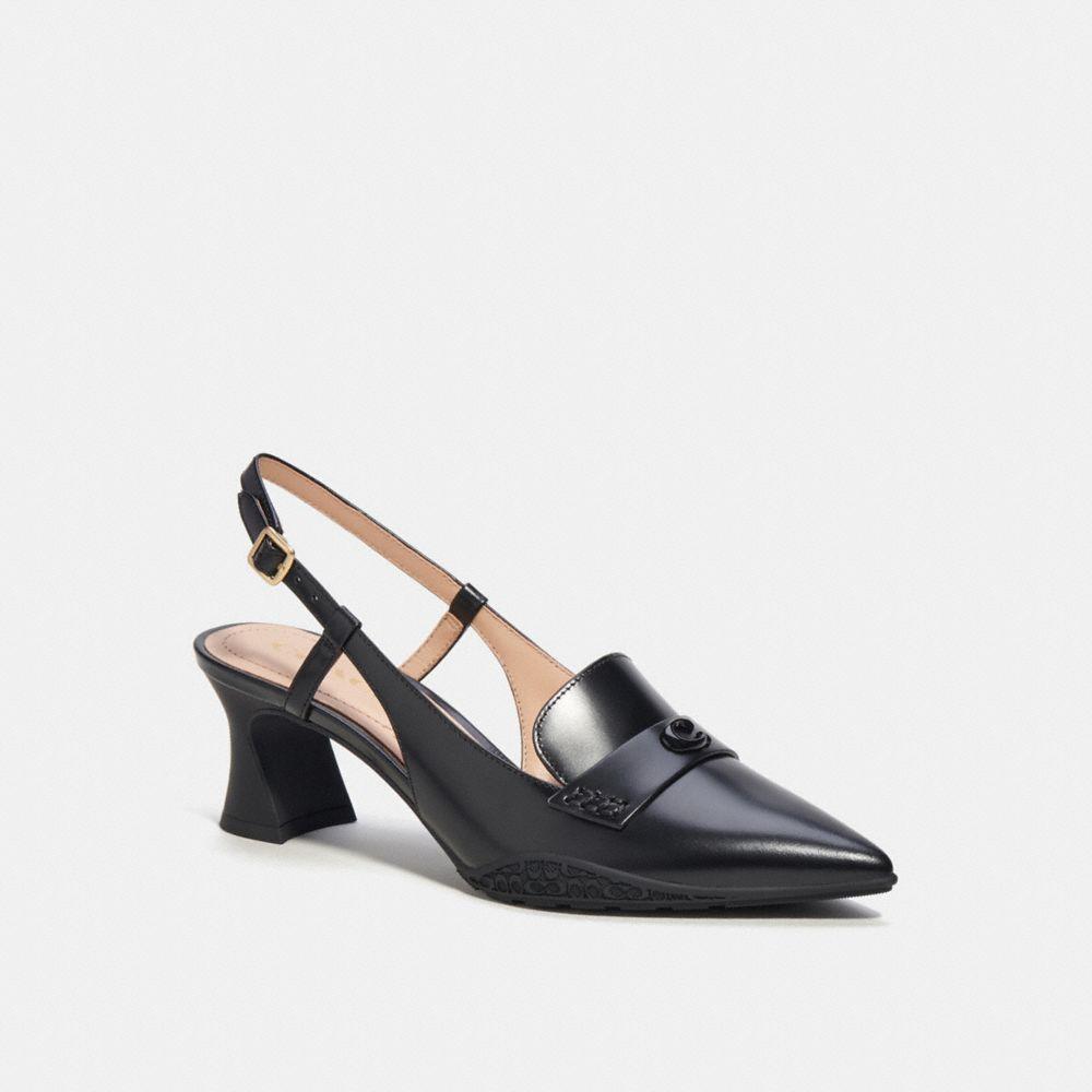 COACH Nikola Leather Hybrid Slingback Pump in Blue | Lyst Canada