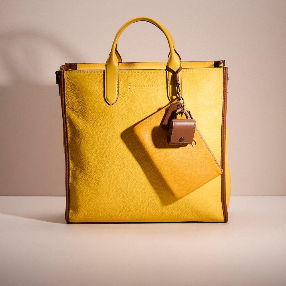 COACH Upcrafted Gotham Tall Tote Bag in Yellow for Men | Lyst