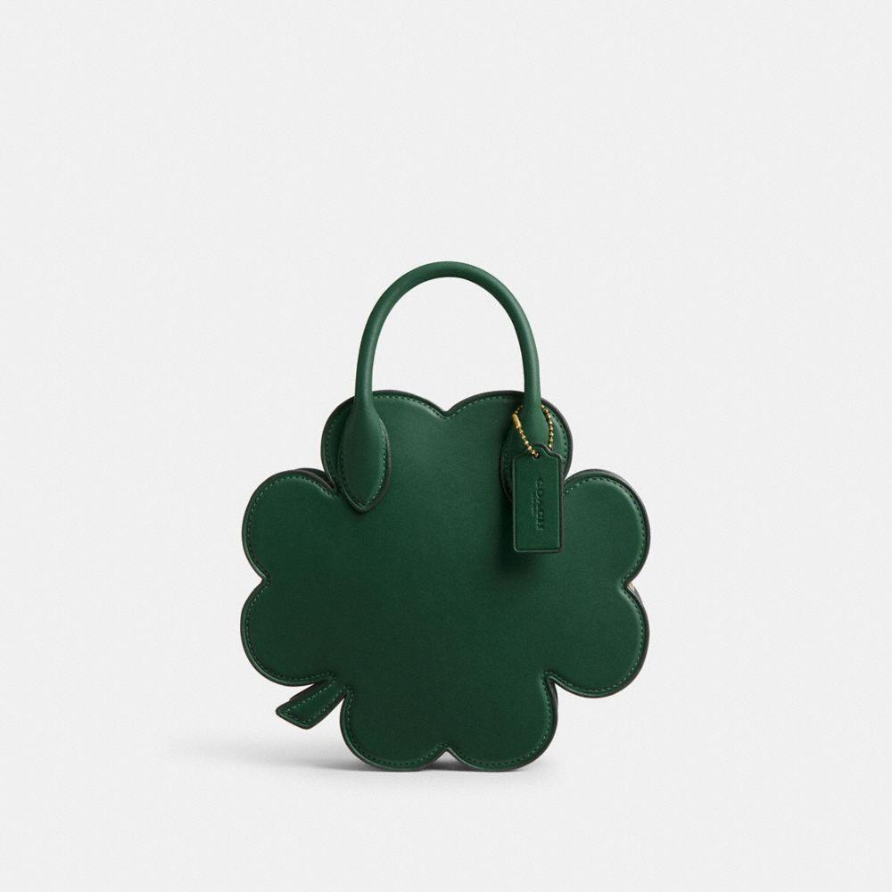 COACH Clover Bag In Regenerative Leather in Green | Lyst