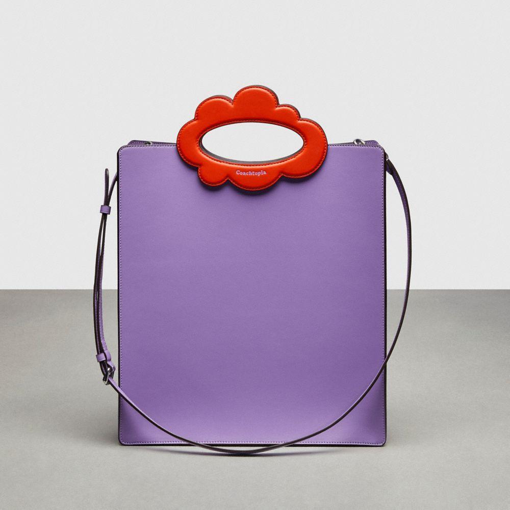COACH Cloud Handle Tote in Purple | Lyst