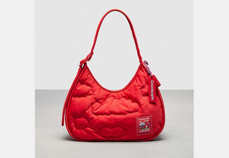 COACH Coachtopia Loop Ergo Bag With Cloud Quilting in Red | Lyst