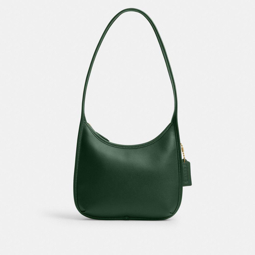 COACH Curve Zip Bag in Green | Lyst