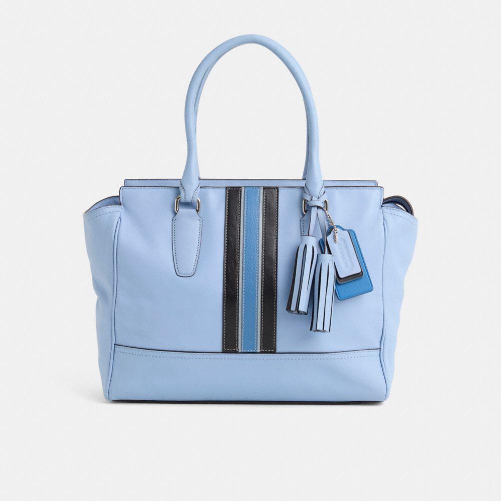 COACH Upcrafted Legacy Medium Candace Carryall In Leather in Blue | Lyst