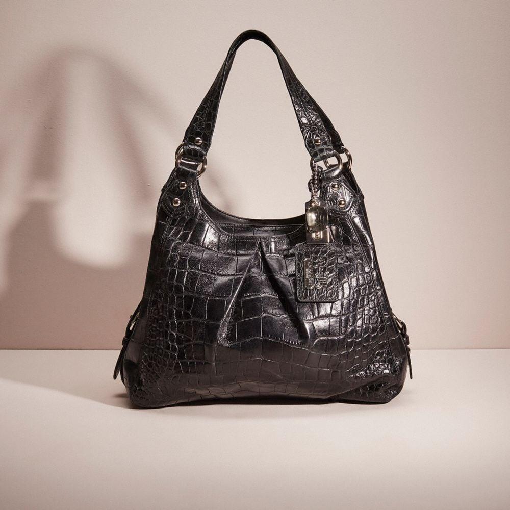 COACH Restored Madison Maggie Bag In Embossed Crocodile Leather in ...