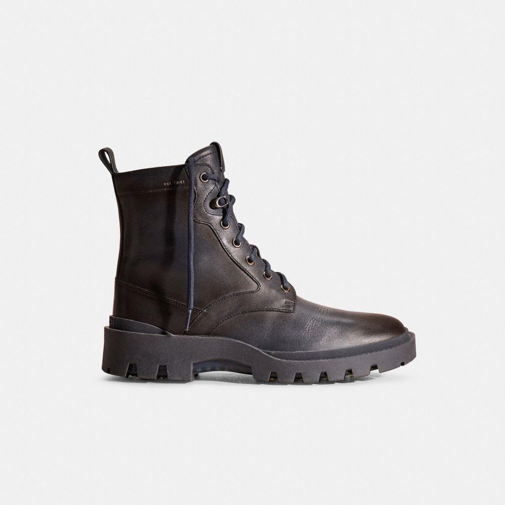 COACH Restored Citysole Lace Up Boot in Black for Men | Lyst