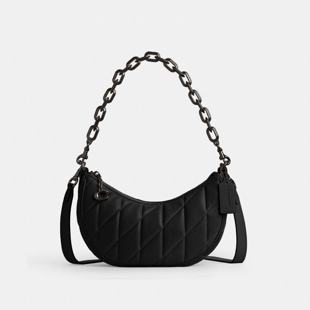 COACH Mira Shoulder Bag With Pillow Quilting in Black | Lyst