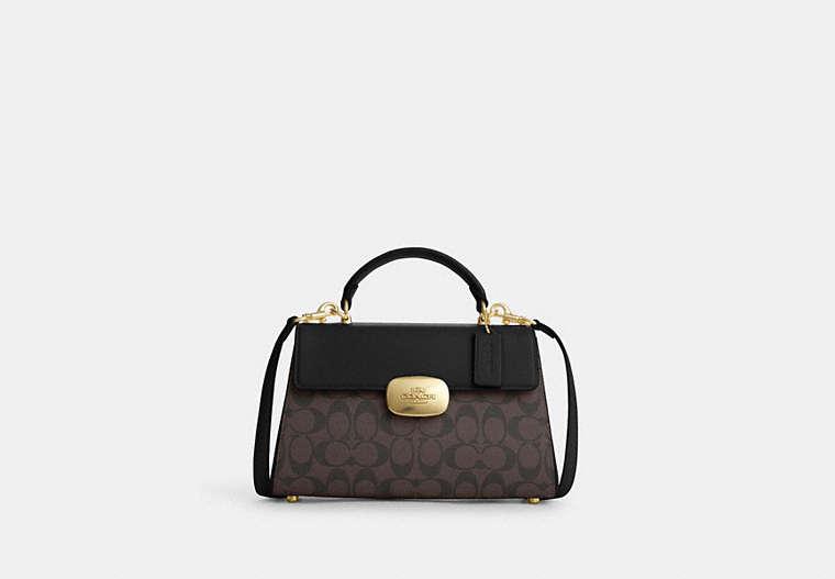 COACH Eliza Top Handle in Black | Lyst UK