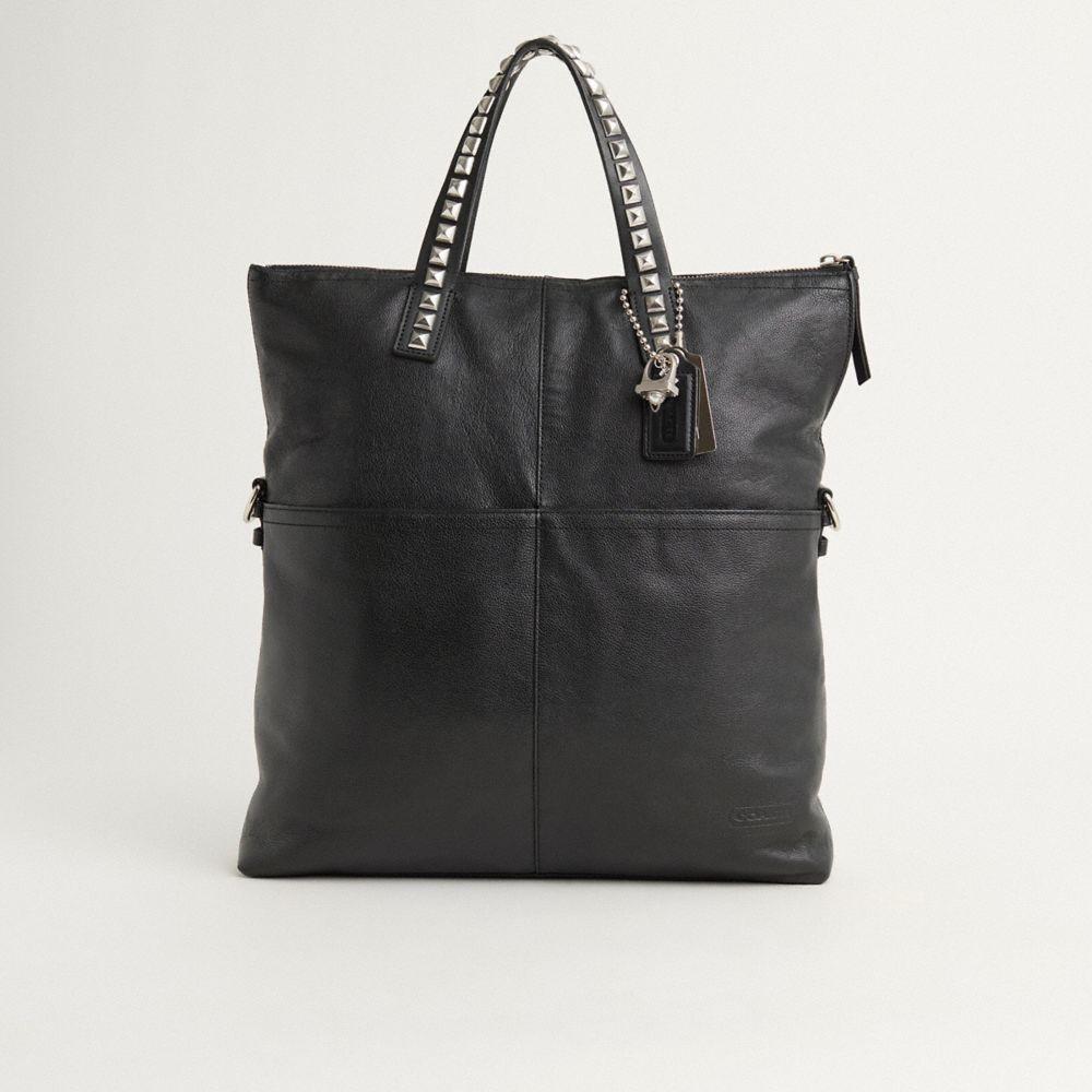COACH Upcrafted Thompson Crossbody Foldover Tote in Black for Men | Lyst