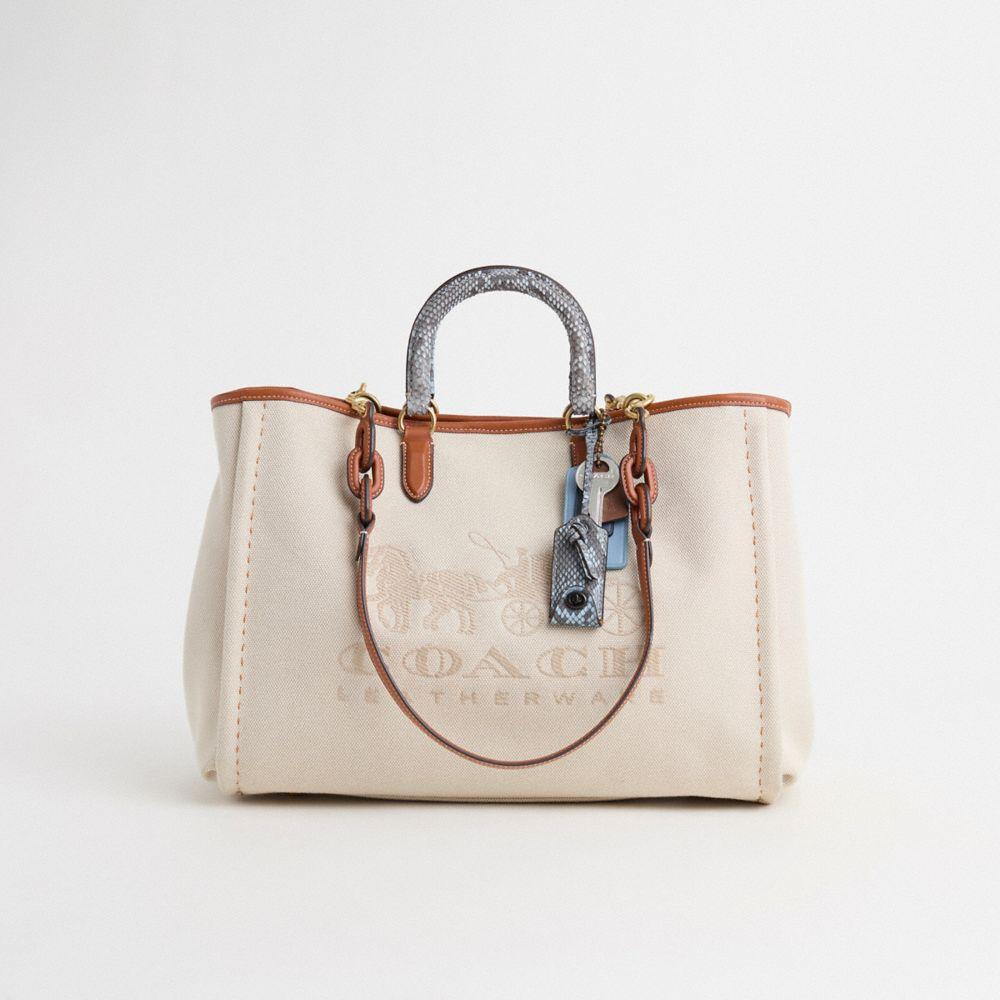 COACH Upcrafted Reese Tote in Natural | Lyst