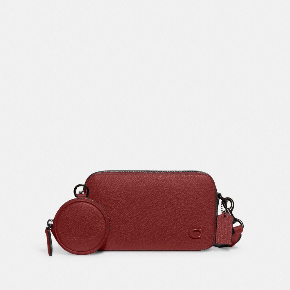 COACH Charter Slim Crossbody in Red for Men | Lyst