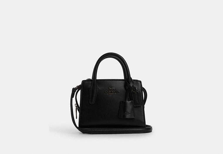 COACH Andrea Mini Carryall Bag in Black | Lyst UK