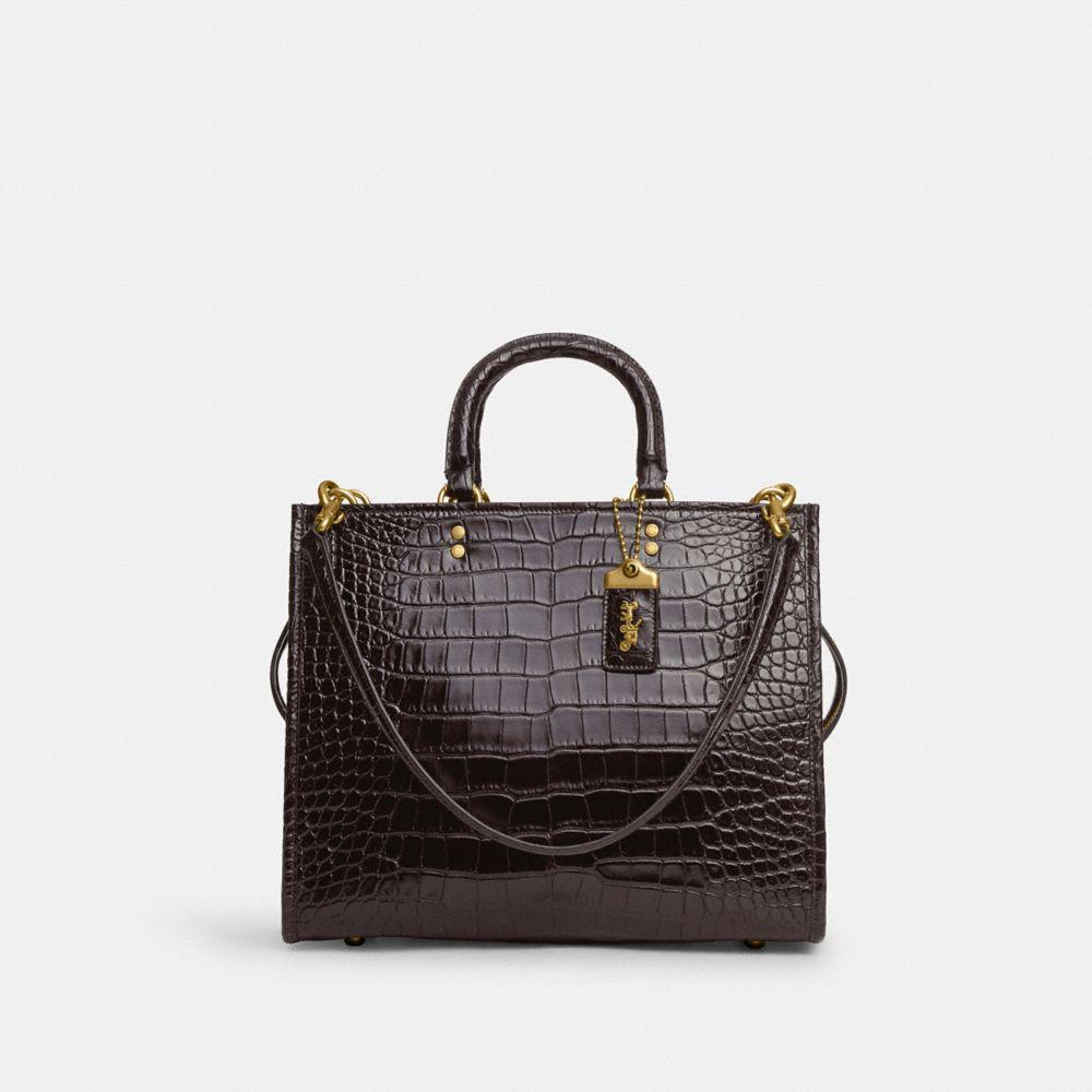COACH Rogue Bag In Alligator in Black | Lyst