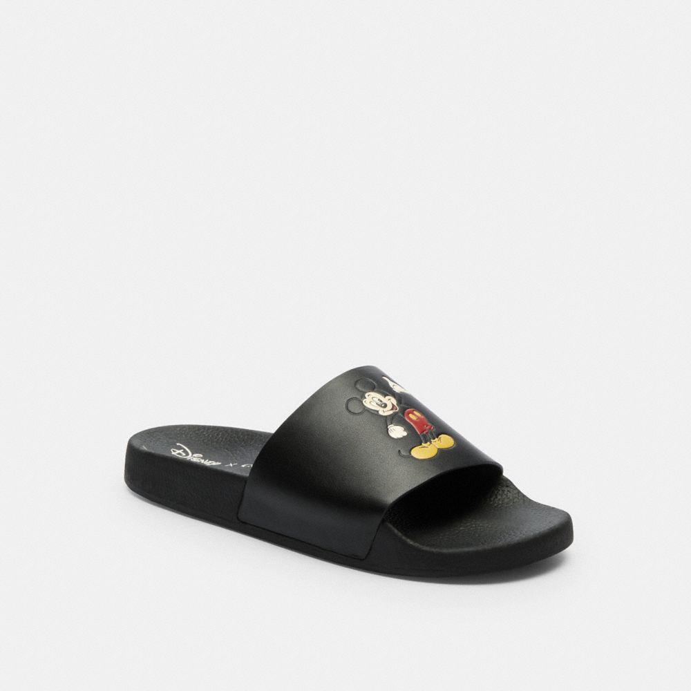 COACH Disney X Slide With Mickey Mouse in Black for Men | Lyst