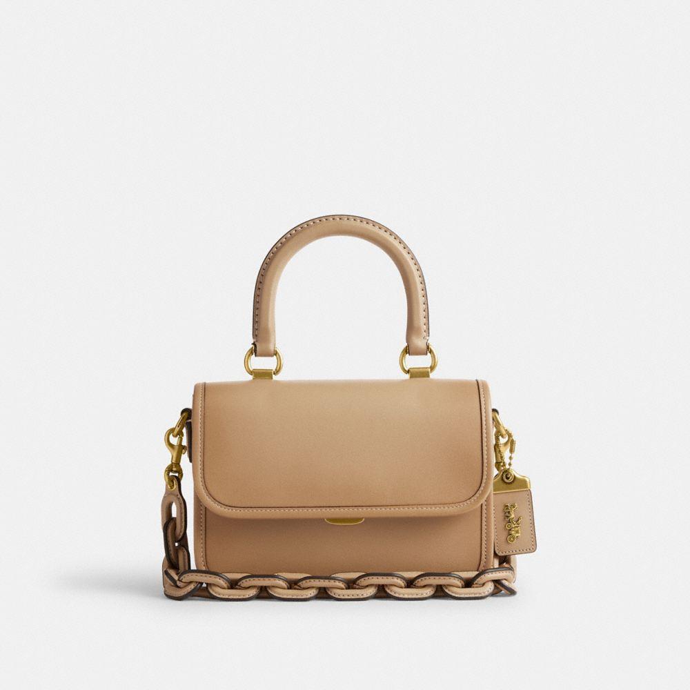 COACH Rogue Top Handle Bag in Natural | Lyst