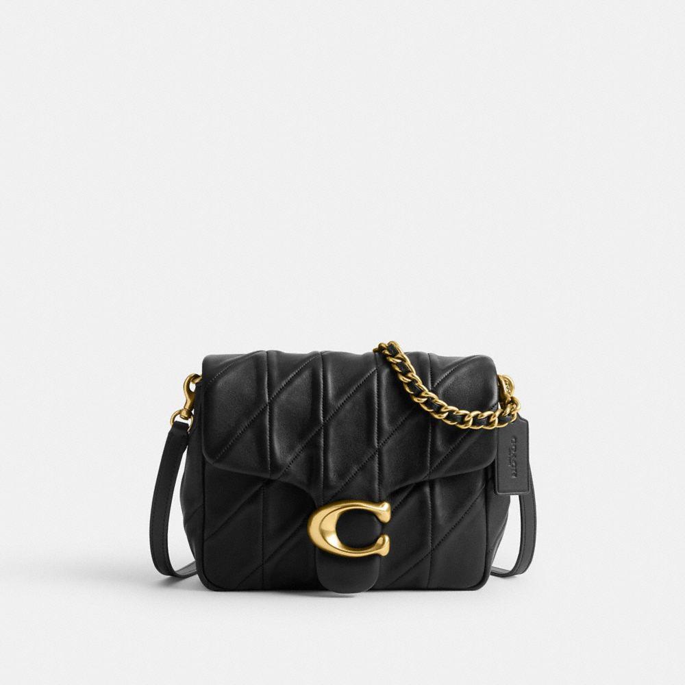 COACH Times Square Tabby Shoulder Bag With Quilting in Black | Lyst