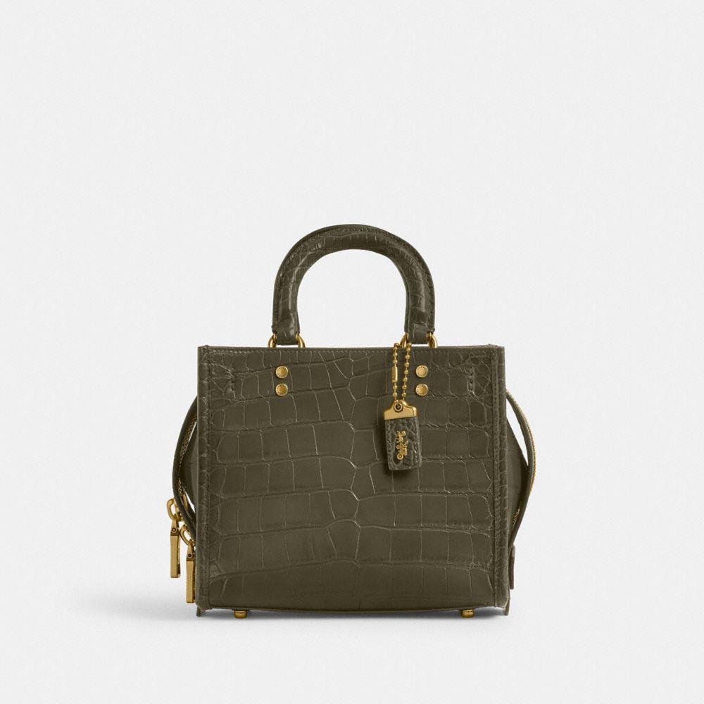 COACH Rogue 20 In Alligator in Green | Lyst