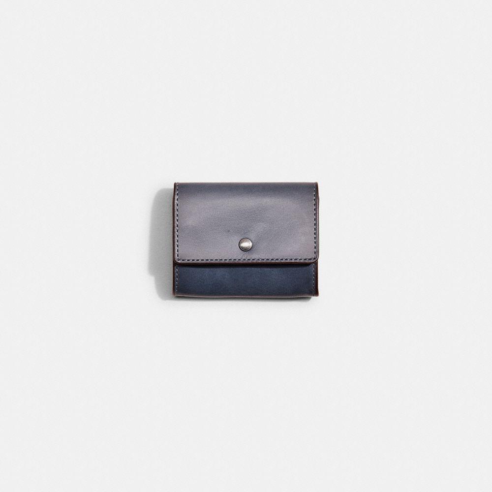 COACH Restored Coin Case in Blue for Men | Lyst