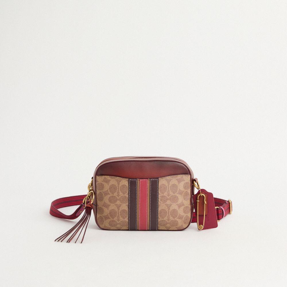 COACH Upcrafted Camera Bag In Signature Canvas in Brown | Lyst