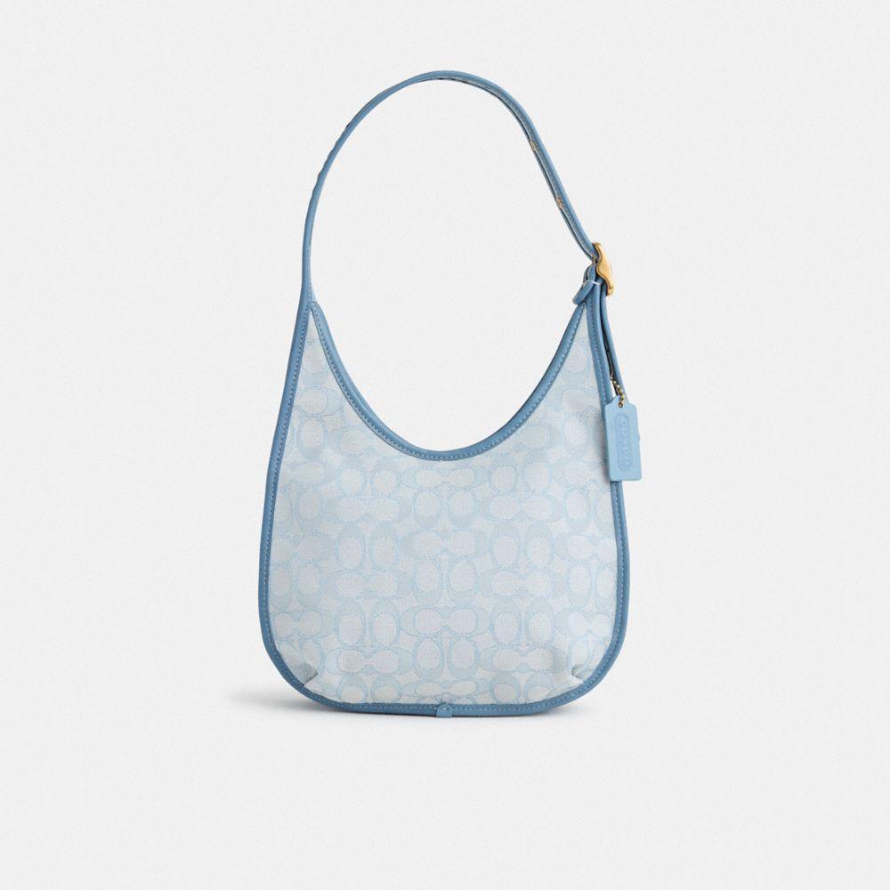 COACH Restored Ergo Shoulder Bag In Signature Jacquard in Blue | Lyst