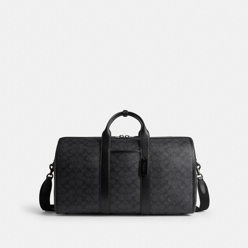 COACH Gotham Duffle Bag 45 In Signature Canvas in Black for Men | Lyst