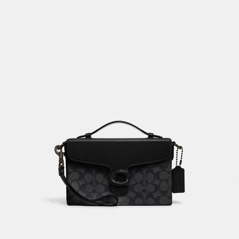 COACH Tabby Box Bag In Signature Canvas in Black | Lyst Canada
