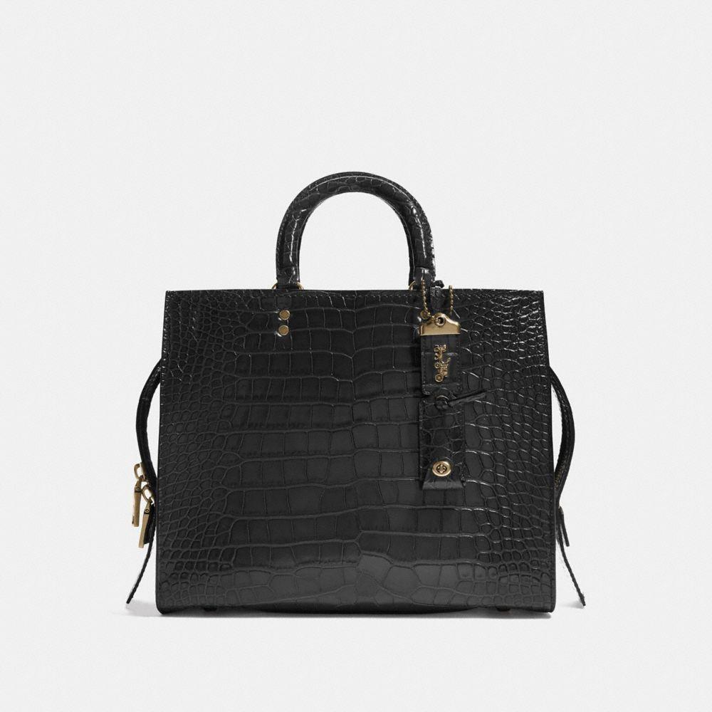 COACH Rogue Bag In Alligator in Black | Lyst