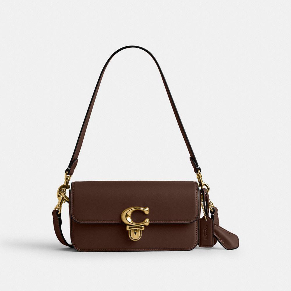 COACH Studio Baguette Bag in Brown | Lyst