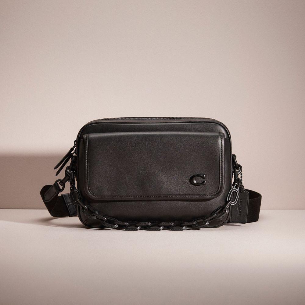 COACH Restored Charter Flap Crossbody 24 in Black for Men | Lyst