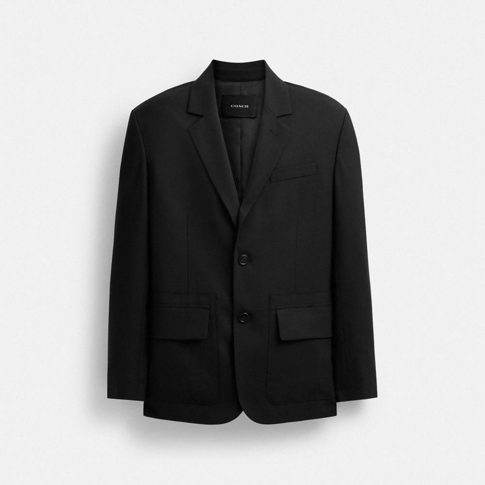 COACH Tailoring Blazer in Black for Men | Lyst