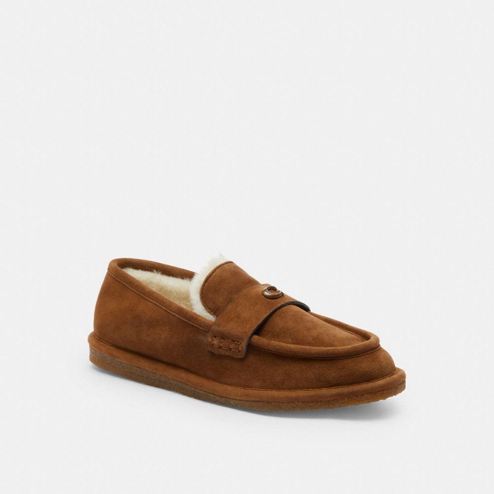 COACH Forest Slipper in Brown | Lyst